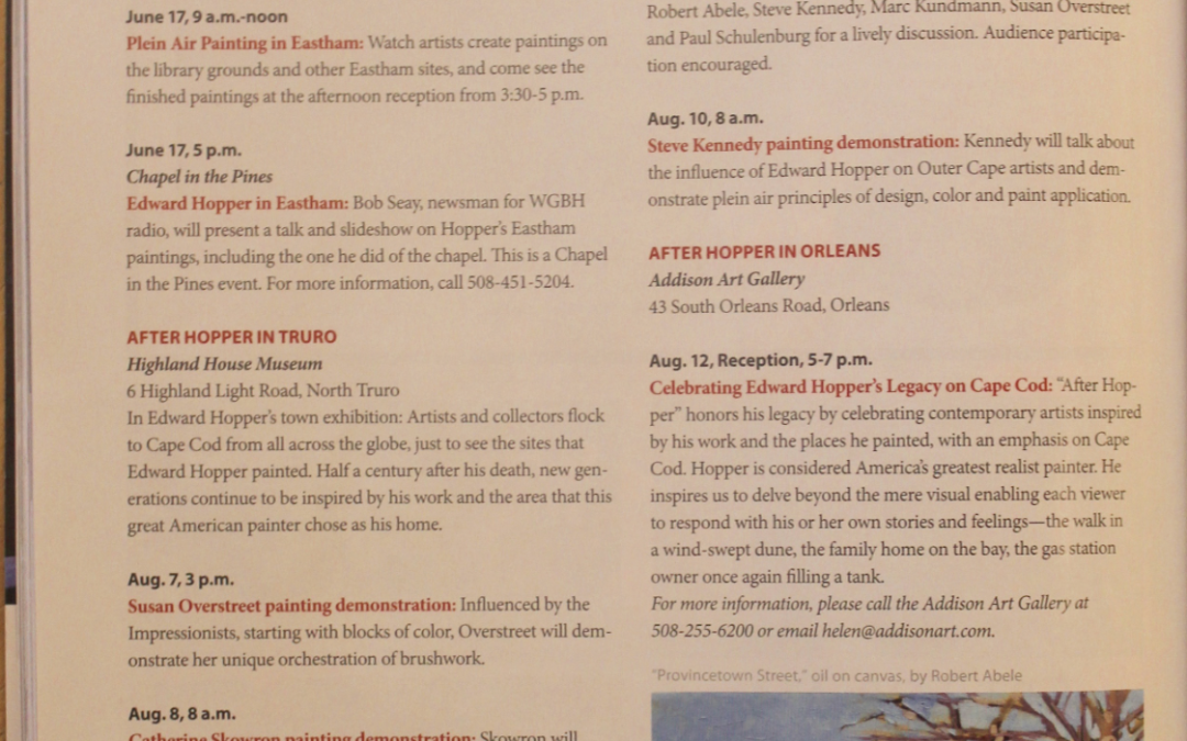 Celebrating Hopper – CC Magazine | Truro Historical Society